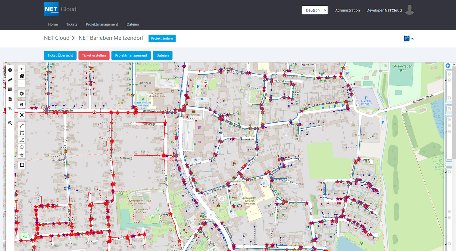 Der mobiler Zugriff auf Ihre Netz­daten mit NET Cloud | TKI Software